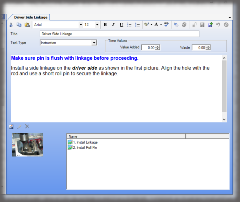 Digital Work Instructions for Manufacturing